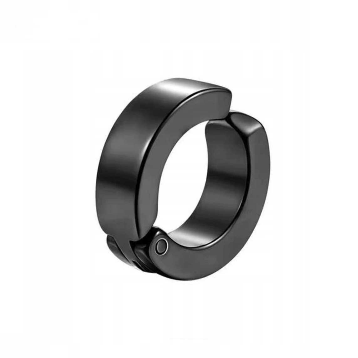 Crne Muške Minđuše od Hirurškog Čelika